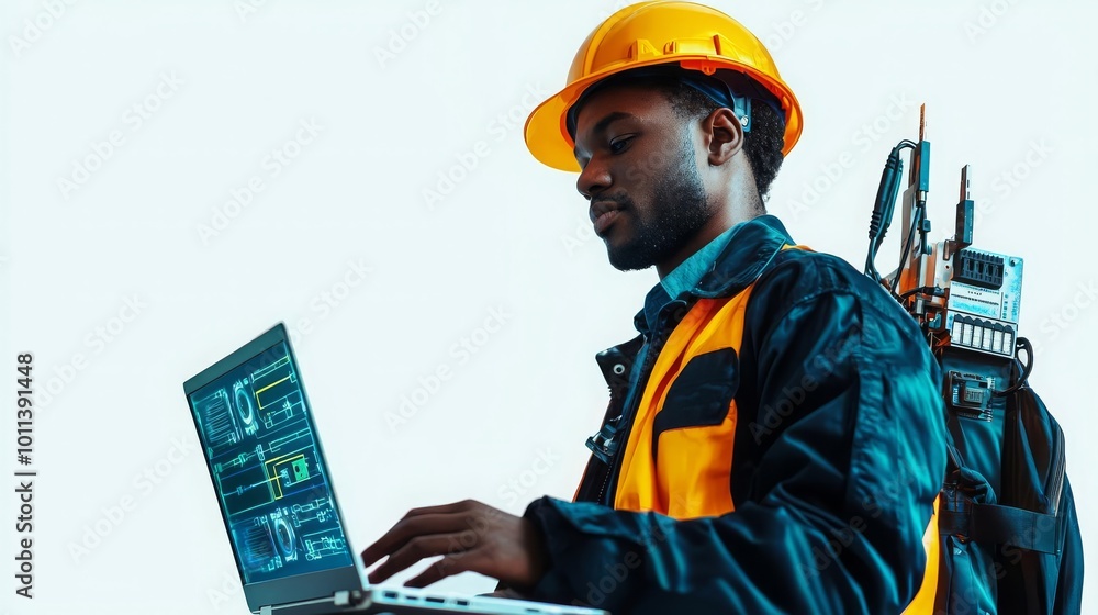 Telecommunications Engineer Infrastructure Installation clipart ...