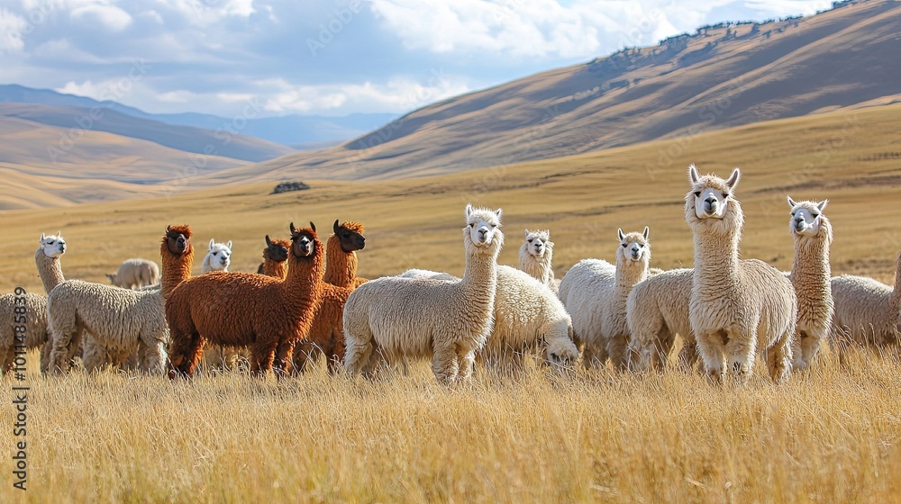 Farmers care for alpacas, shear wool, and produce alpaca-based products ...