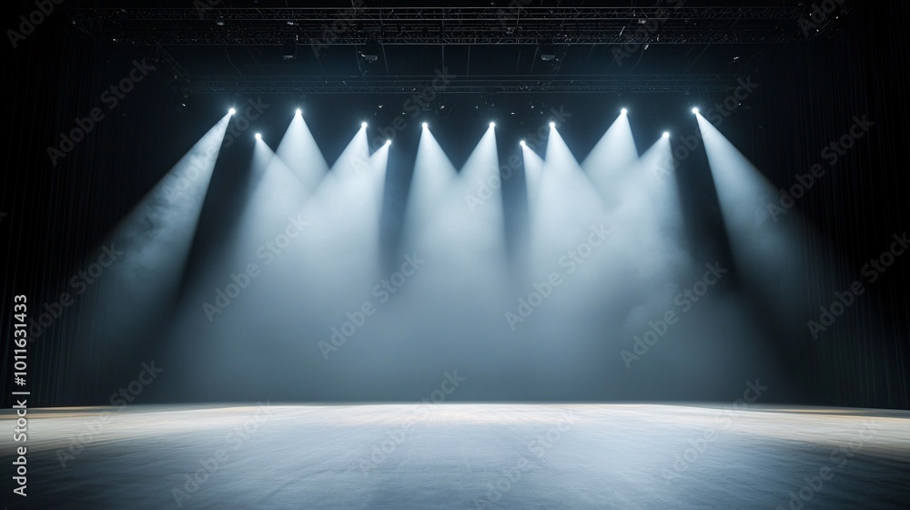 Immersive Neon Concert Experience - Abstract Laser Beams and Futuristic ...