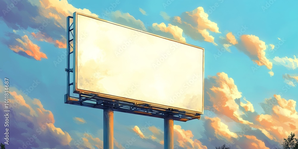 Retro Billboard Design: Create a vintage-style billboard with retro ...