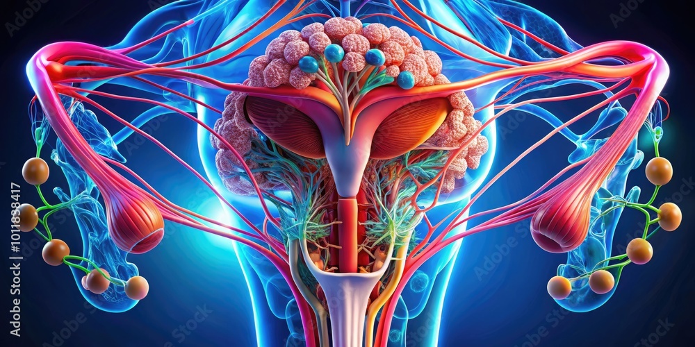 Anatomical Illustration of Skene's Glands Anatomy and Function in ...