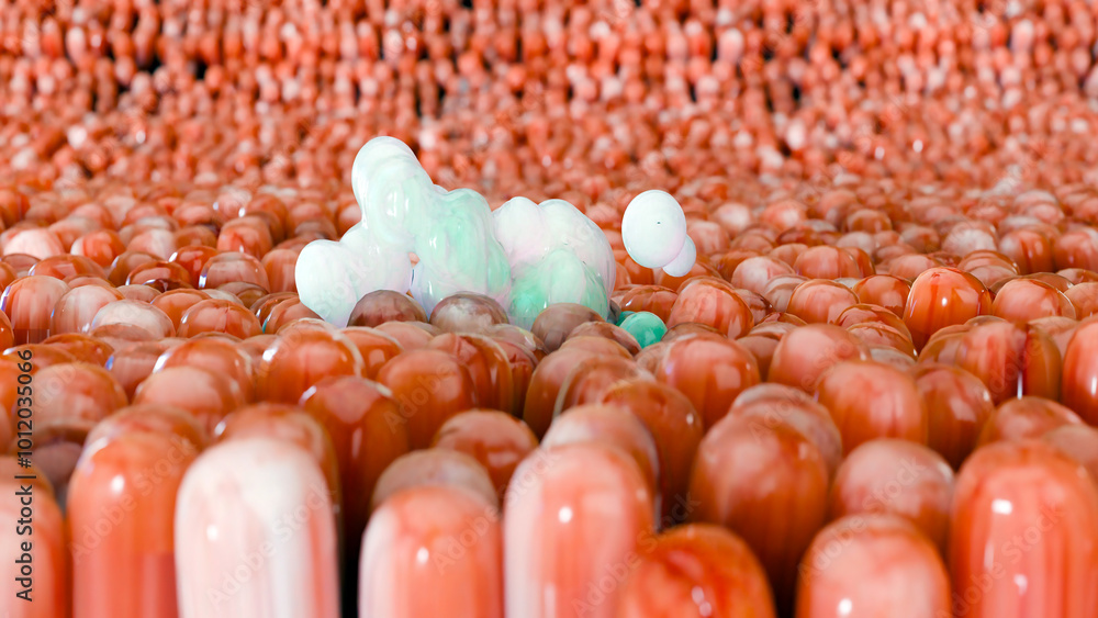 Food Digestion in Small Intestine Wall, Nutrient Absorption ...