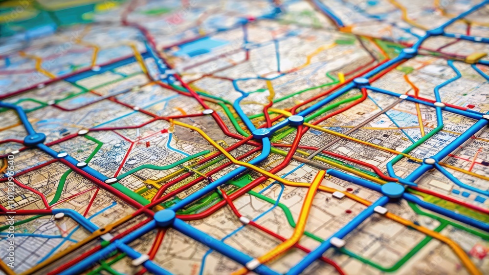 Detailed Map of Metro Lines in Paris Showcasing Transit Routes and ...