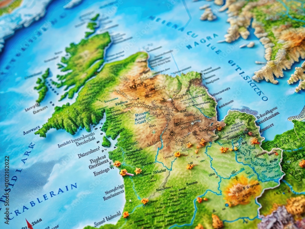 Detailed Map of Wales in Europe Highlighting Major Cities, Landmarks ...