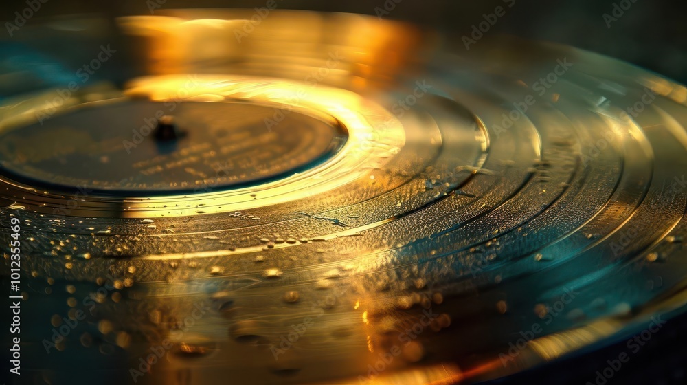 Vinyl records with nostalgic designs, artistic and musical, Urban, Soft ...