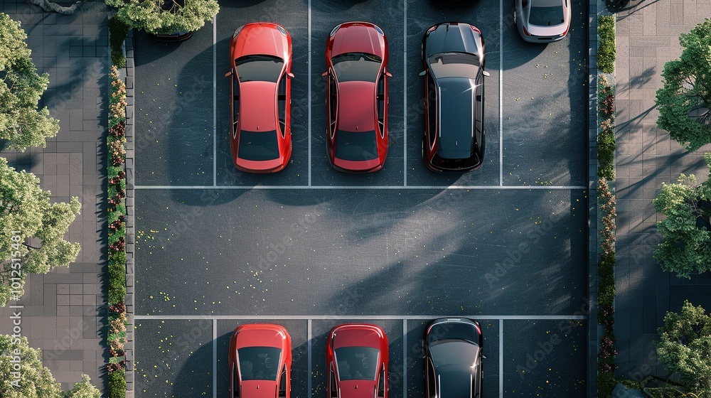 Aerial Perspective of a Smart Car Parking Assist System: Featuring ...
