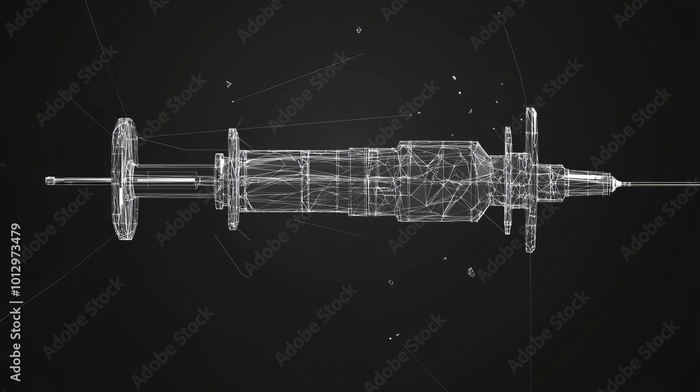 This design features a syringe with a dollar symbol incorporated into ...