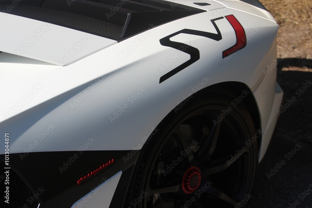 Lamborghini Aventador SVJ Logo Stock Photo | Adobe Stock
