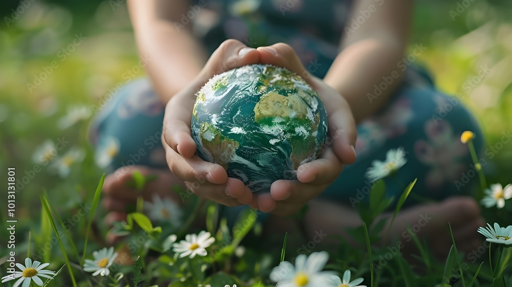 green planet earth, Building a Sustainable Future, Creating a ...