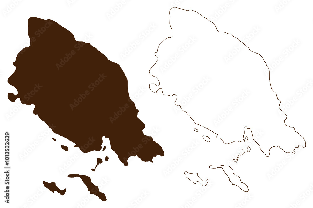 Mussau island (New Guinea, Pacific Ocean, Bismarck Archipelago, St ...