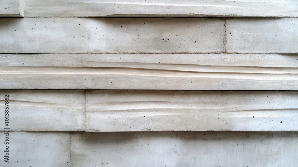 Stylized concrete layers show a pattern of overlap and shadow, creating ...