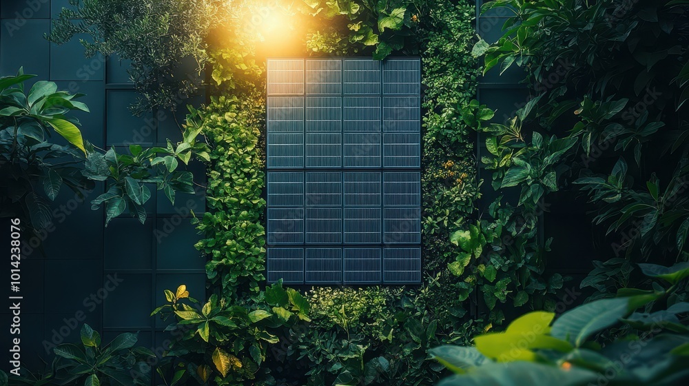Vertical solar panel fence demonstrating innovative and cost-effective ...