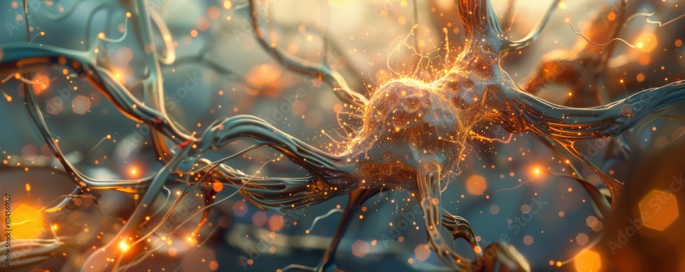 Deep Learning Algorithms Mapping Neural Pathways, 4K hyperrealistic photo Stock Illustration ...