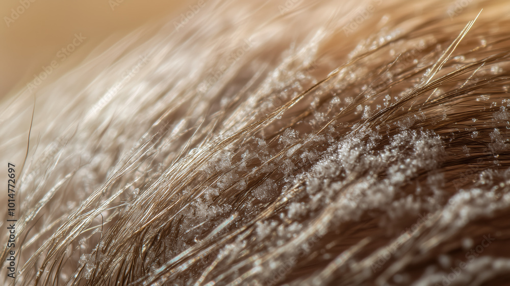 Macro Shot of Scalp Ringworm Infection Showing Hair Loss and Ring ...