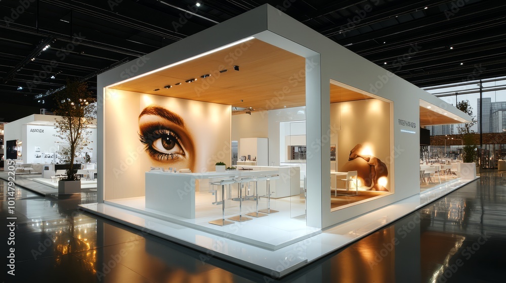 Budget-friendly exhibition stand showcasing modern design and ...