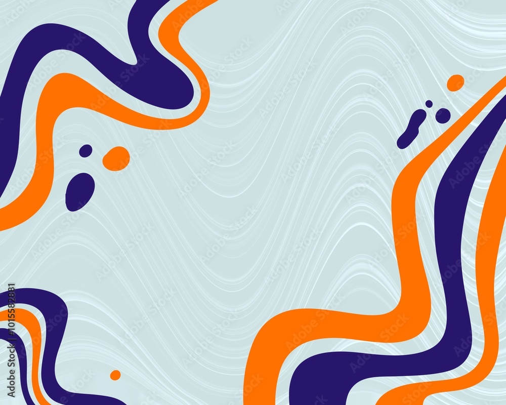 Wavy retro frame border background layout copy space backdrop banner ...