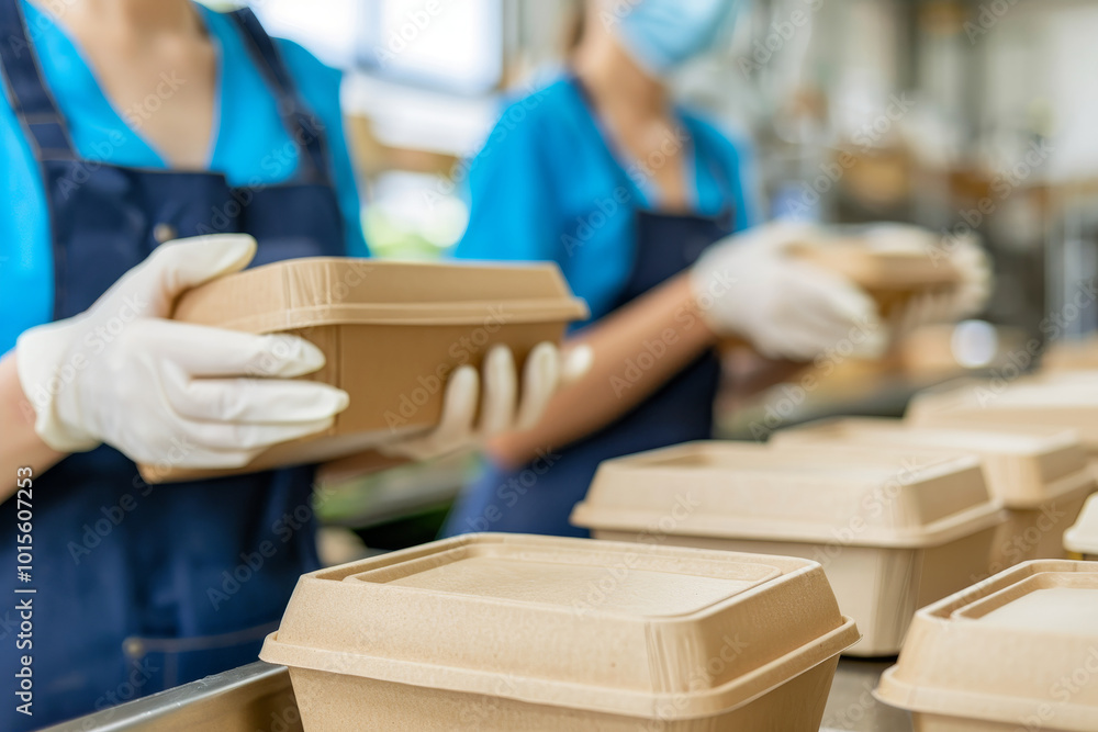 Eco-friendly Revolution. Manufacturing Process Transforms Plant-based ...