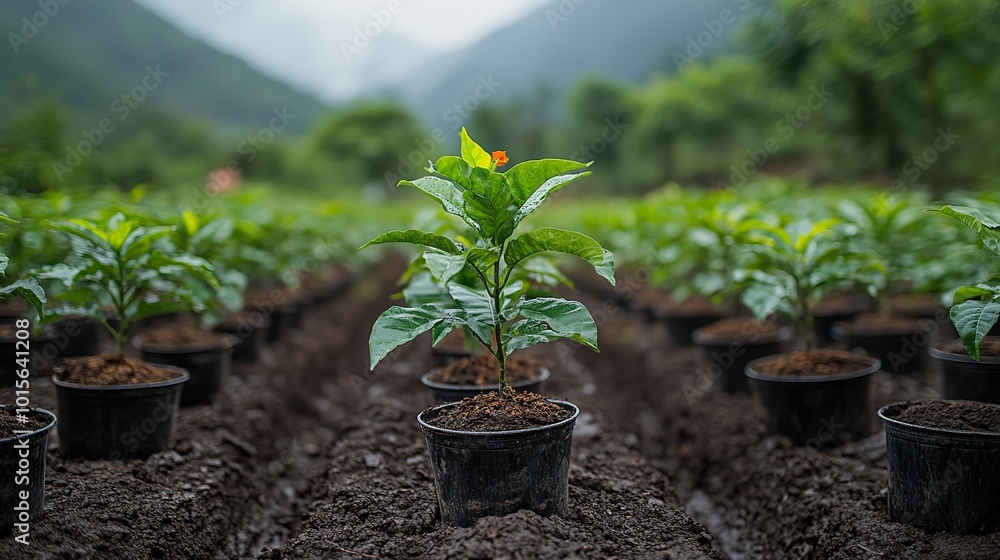 Planting trees to offset carbon emissions serves as an important ...