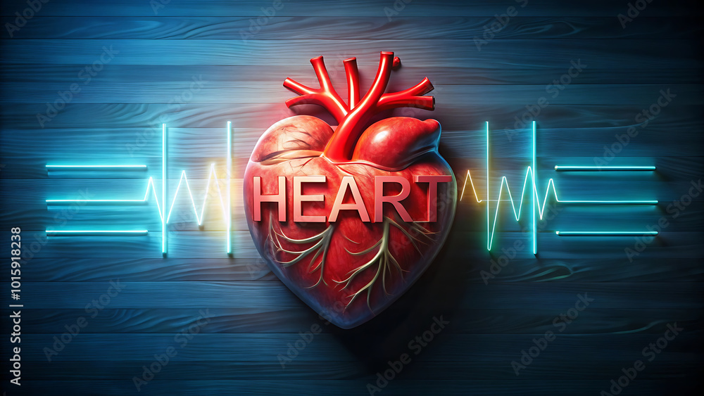 Atrial fibrillation as abnormal heart beat frequency disease outline ...