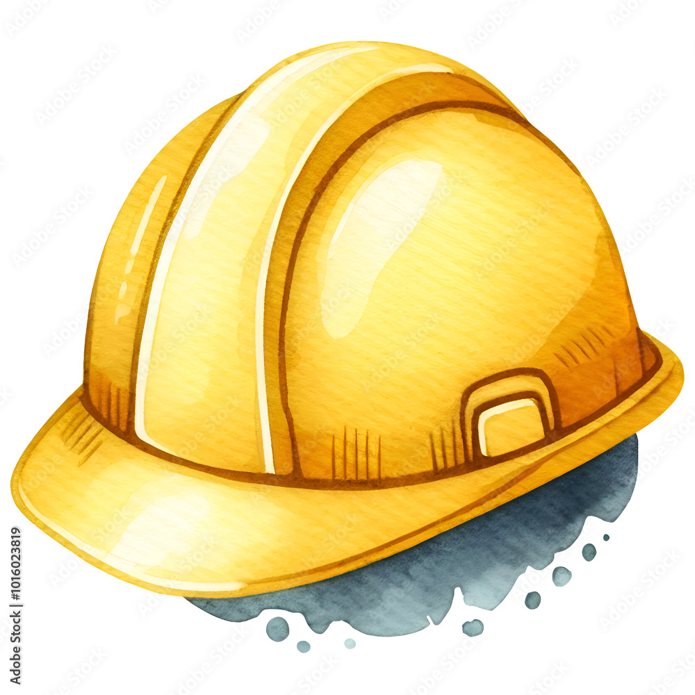 Watercolor Construction Clipart, Construction vehicles clipart, Crane ...