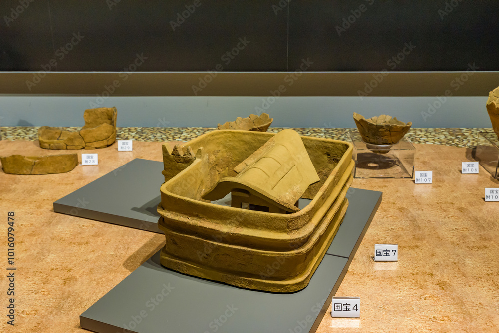 Haniwa from Takarazuka Kofun, National Treasure of Japan, Matsuzaka ...