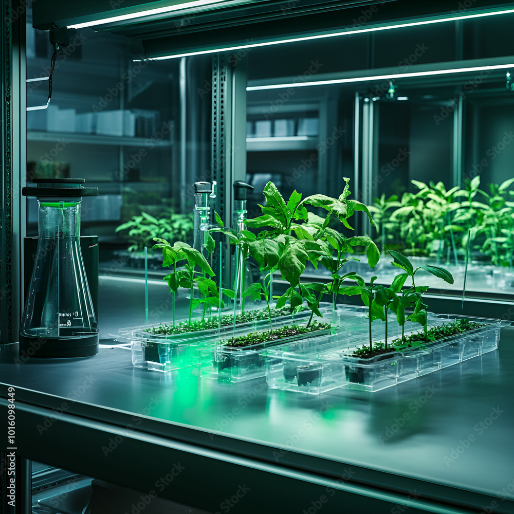 Green Biotechnology Lab with Eco-Friendly Setup, Advanced Biotech Lab ...