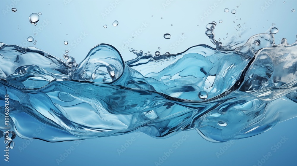 Liquid water splash transparent background. png Stock Photo | Adobe Stock