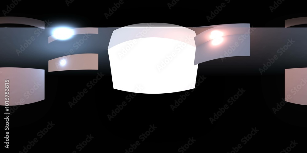 Environment map. HDRI map. Equirectangular projection. Spherical ...