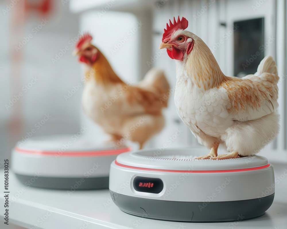 Automated egg-laying nest boxes with built-in sensors tracking which ...