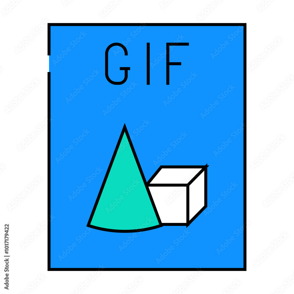 File Format Document Line Icon Vector File Format Document