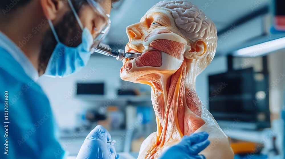 Anatomy of human esophagus lining and muscle structure ENT specialist ...