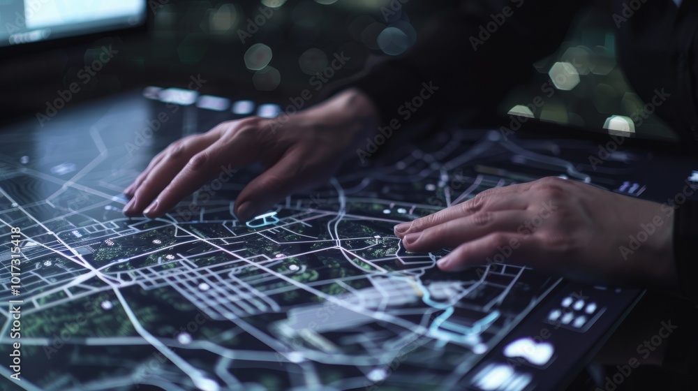 Crime Prediction Future Digital Interface Real Time Data Map Risk Trends Visualization