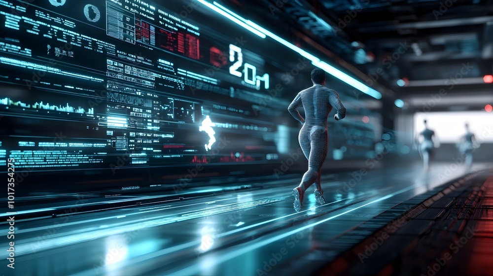 Innovative AI enhanced virtual sports training platform featuring ...