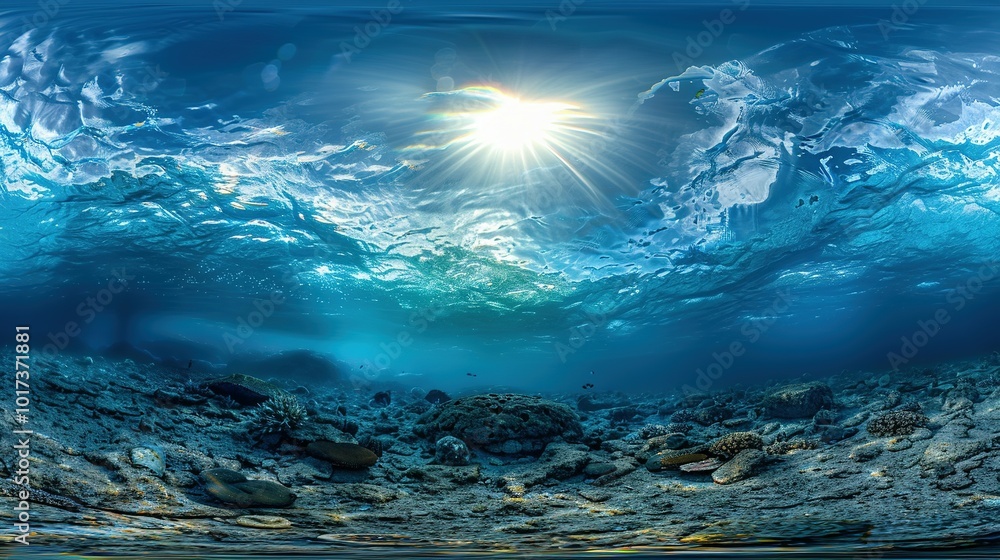 HDRI Spherical Panorama of an Underwater World: 8K Resolution 360 ...
