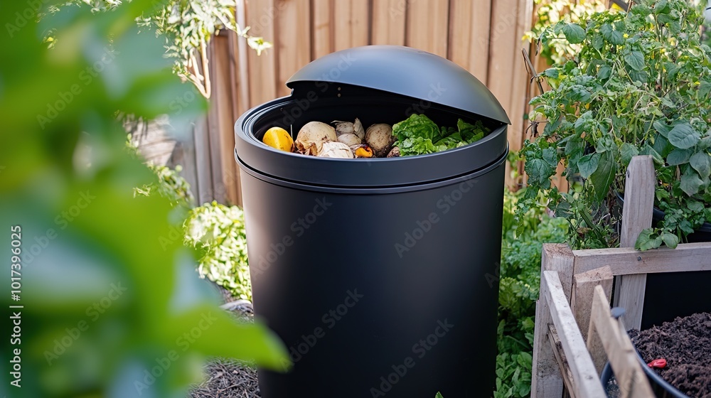 Innovative composter designed for efficient organic waste management ...