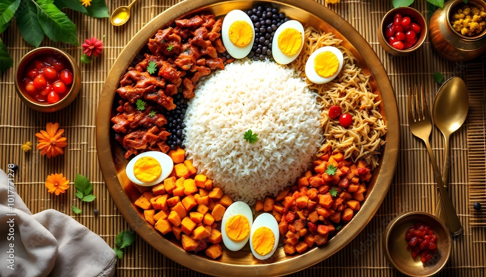 Samay Baji - Traditional Newari Festival Platter with Rice, Lentils ...
