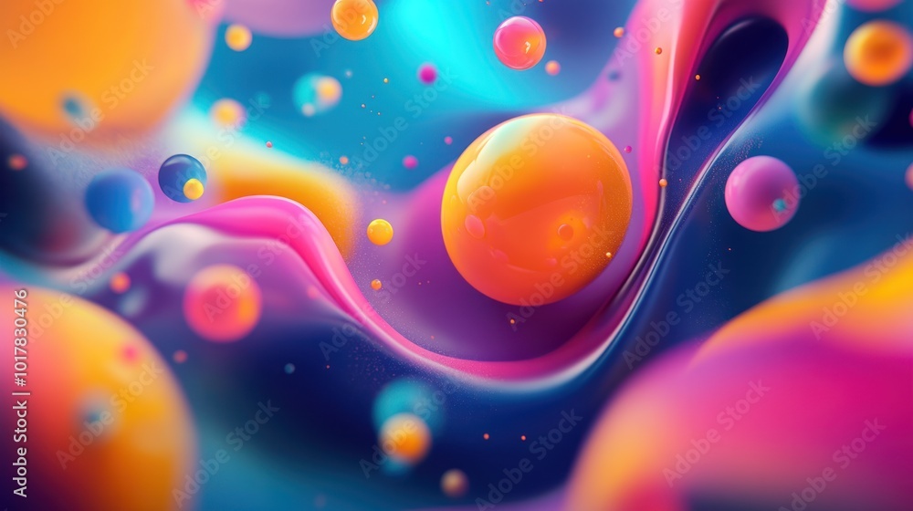 Abstract graphics background, using non-representational shapes and ...