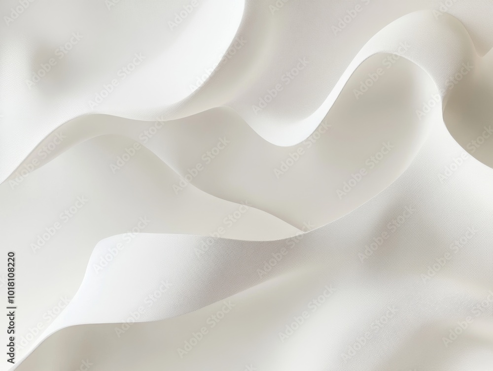 2408 10.A soft white background with abstract, flowing shapes and a ...