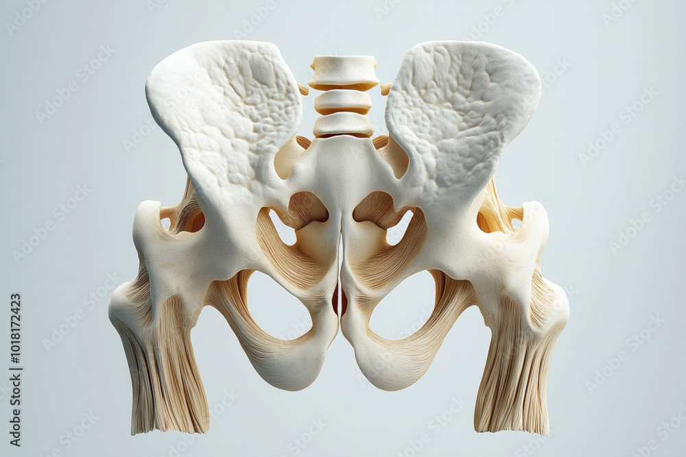 Ilustración de Stock Detailed anatomical illustration of the human ...