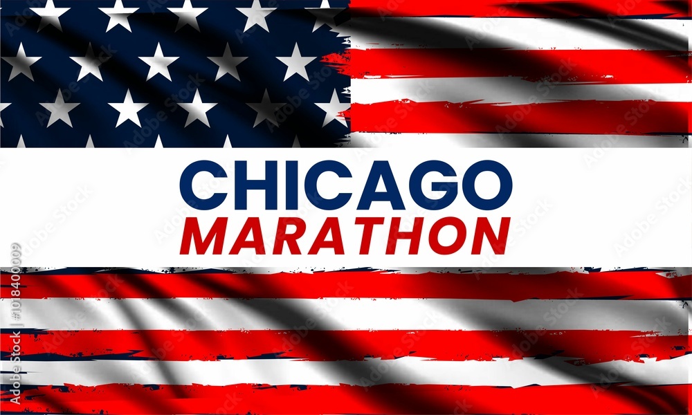 Chicago Marathon Background. Great for use on banners, flyers, Chicago ...