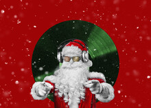 Christmas Santa Vintage Label Free Stock Photo - Public Domain Pictures