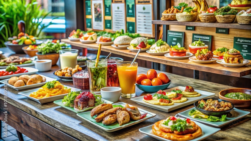 Explore our diverse food menu featuring an enticing selection of ...