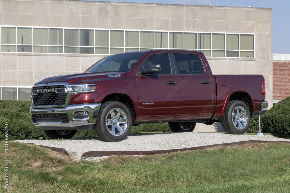 Ram 1500 Big Horn Crew 4X4 at the Stellantis Transmission plant. Ram ...