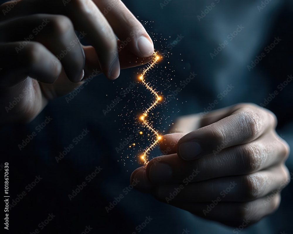 Genetic mutation being corrected through advanced CRISPR editing, DNA ...