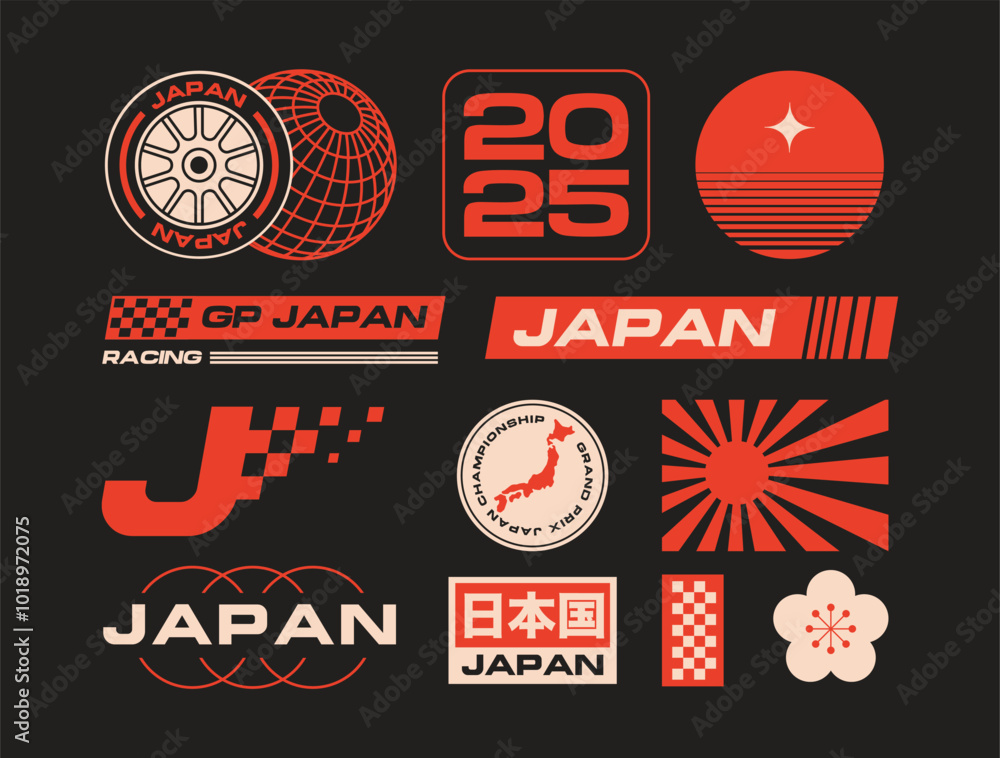 Set streetwear auto racing logo ideas for a clothing brand. Design ...