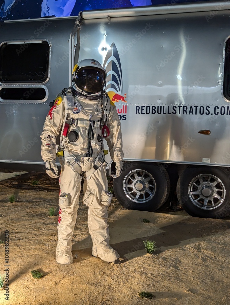 Fotografie Speyer, Germany - october 3 2024 a spacesuit from Felix ...