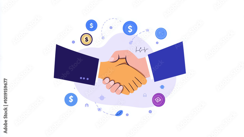 Create a unique partnership handshake ritual using the Growth Step Coin ...