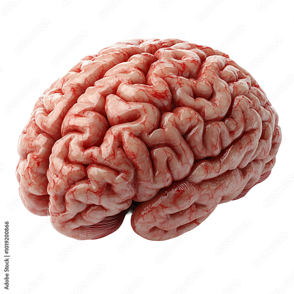 Isolated Human Brain in PNG Format: A Closeup Photo of the Organ’s ...