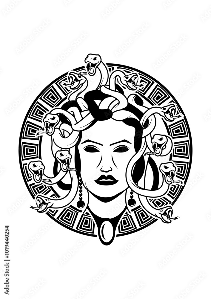 Medusa | Snake Head Medusa | Greek Mythology | Ancient Medusa | Goddess ...