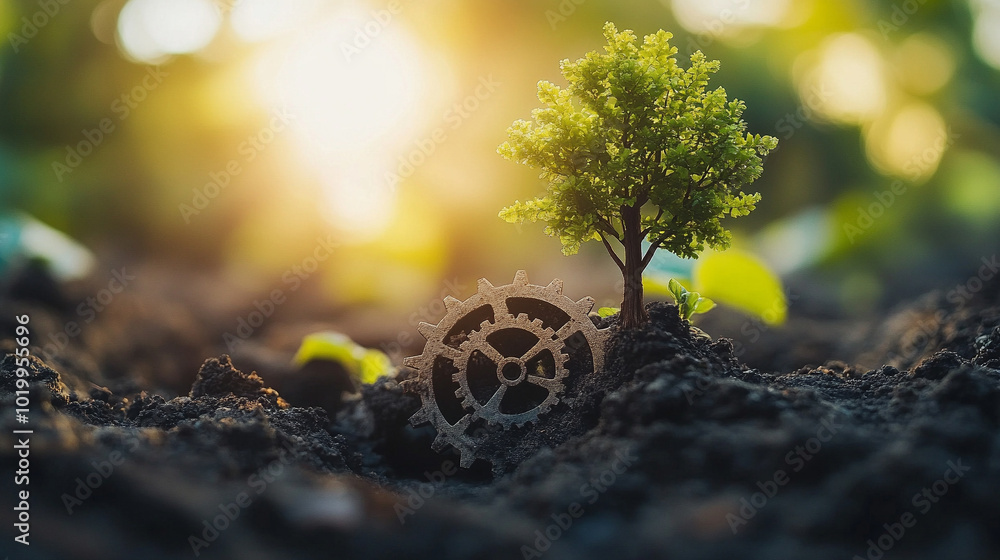 Volunteers clean up a polluted beach, symbolizing community effort ...
